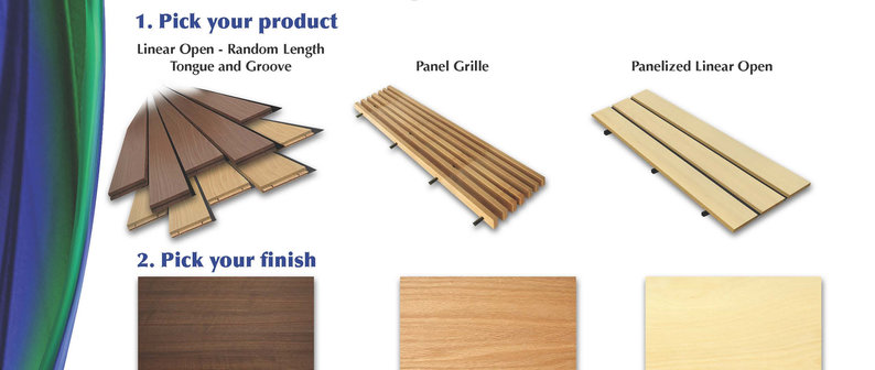 Rulon Panel Grille Suspended Wood Ceiling System | Shelly Lighting