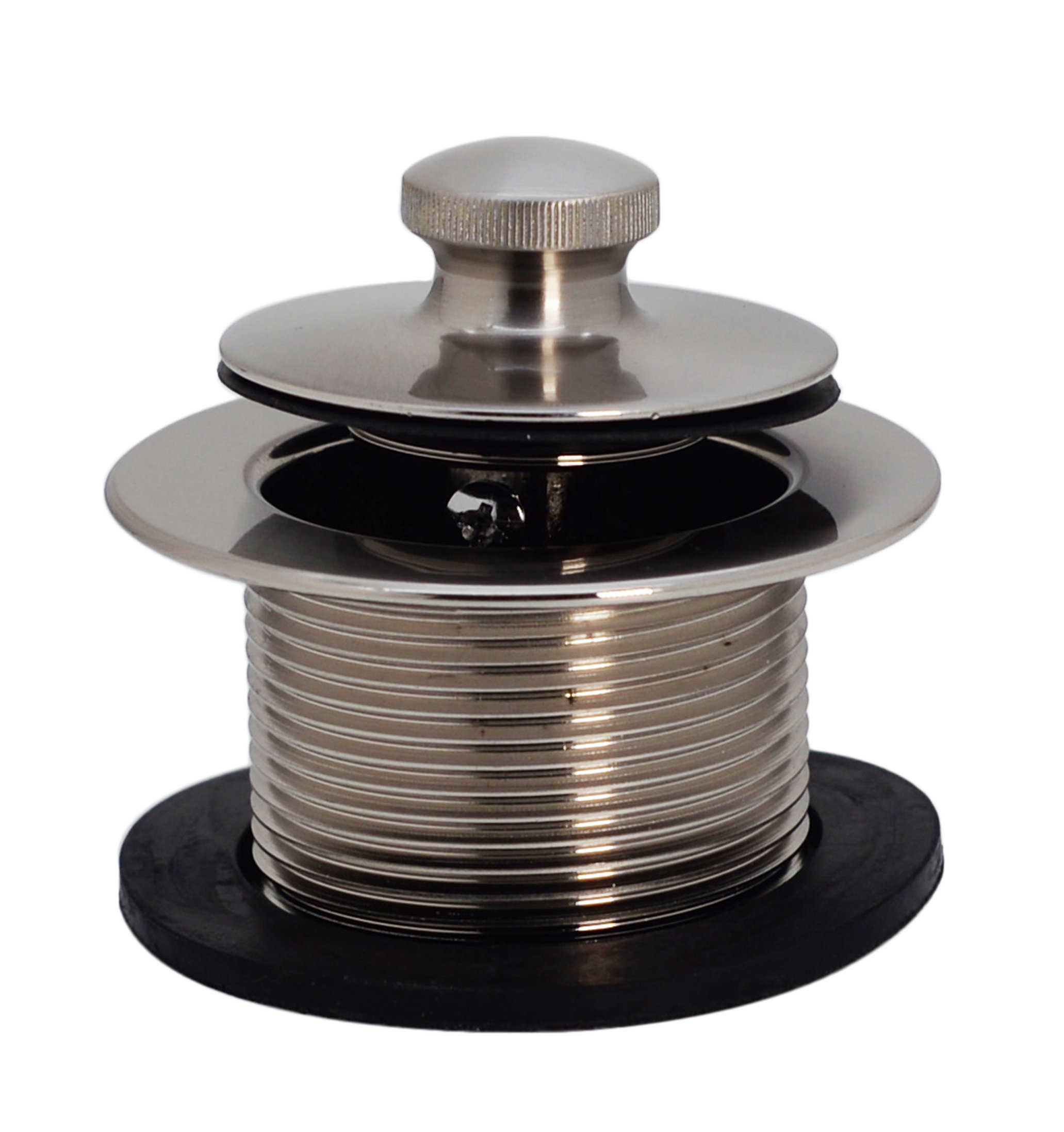 Twist & Close Sch. 40 PVC Bath Waste With Two-Hole Elbow, Stainless ...