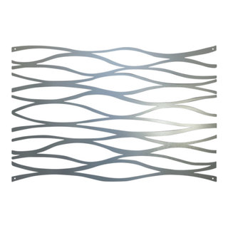 Waves Metal Wall Panel - Contemporary - Metal Wall Art - by Strata ...