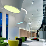 Bromi Design Lynch White and Red Flush Mount - Contemporary - Flush ...