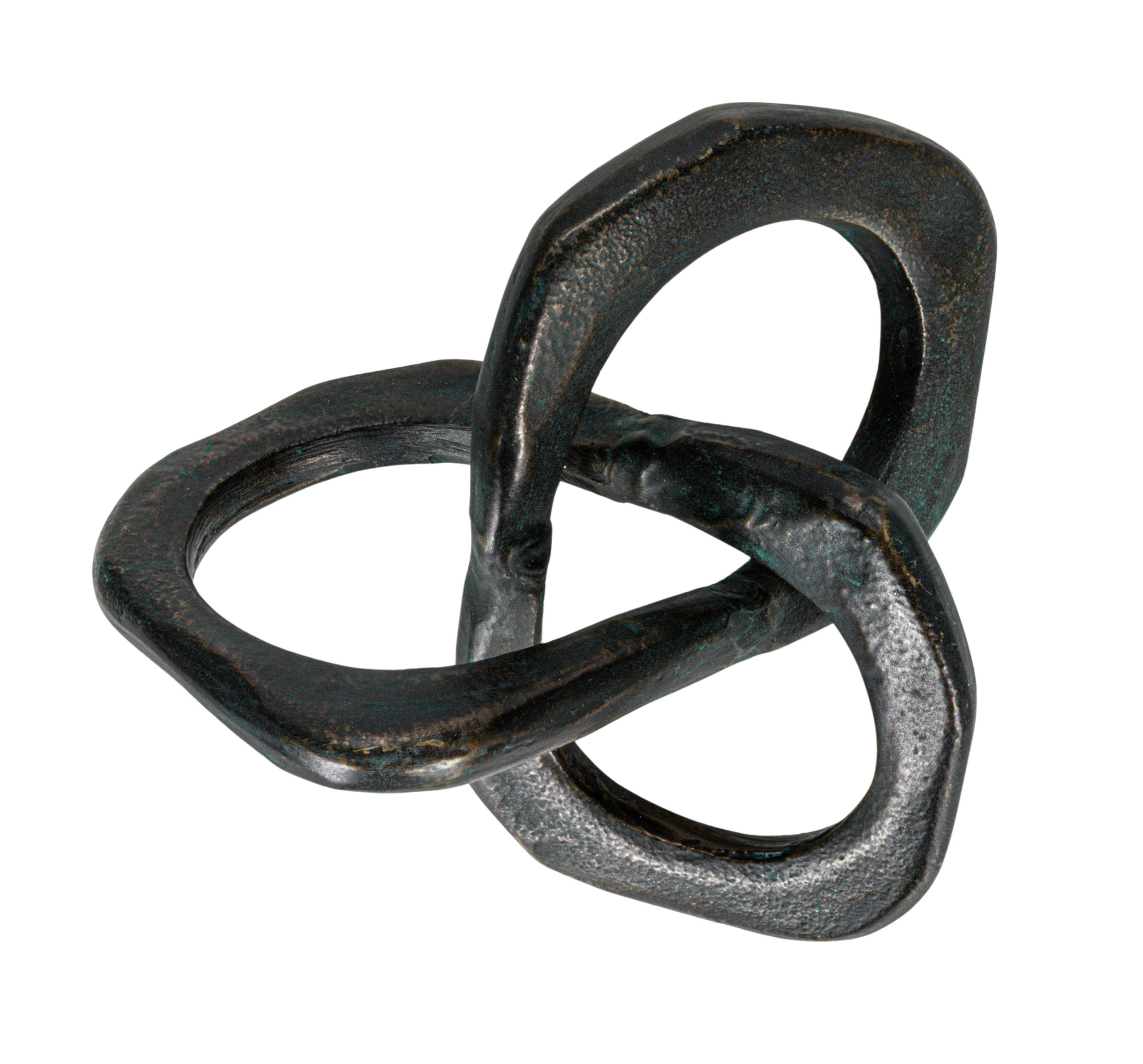 Cast Metal Knot Figurine, Black - Industrial - Decorative Objects And ...