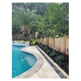 Katy Pool Remodel - Eclectic - Pool - Houston - by Sage Pools, Scapes ...