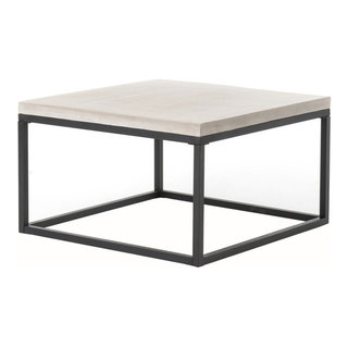 Constantine Maximus 30" Square Coffee Table - Industrial - Coffee ...