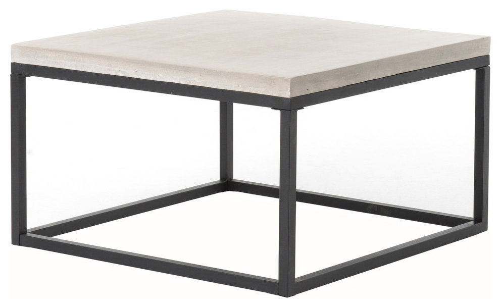 Constantine Maximus 30" Square Coffee Table - Industrial - Coffee ...