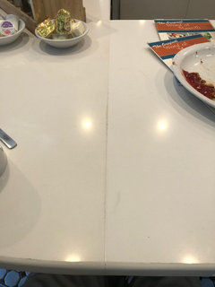 Bad quartz seam? (silestone lagoon)