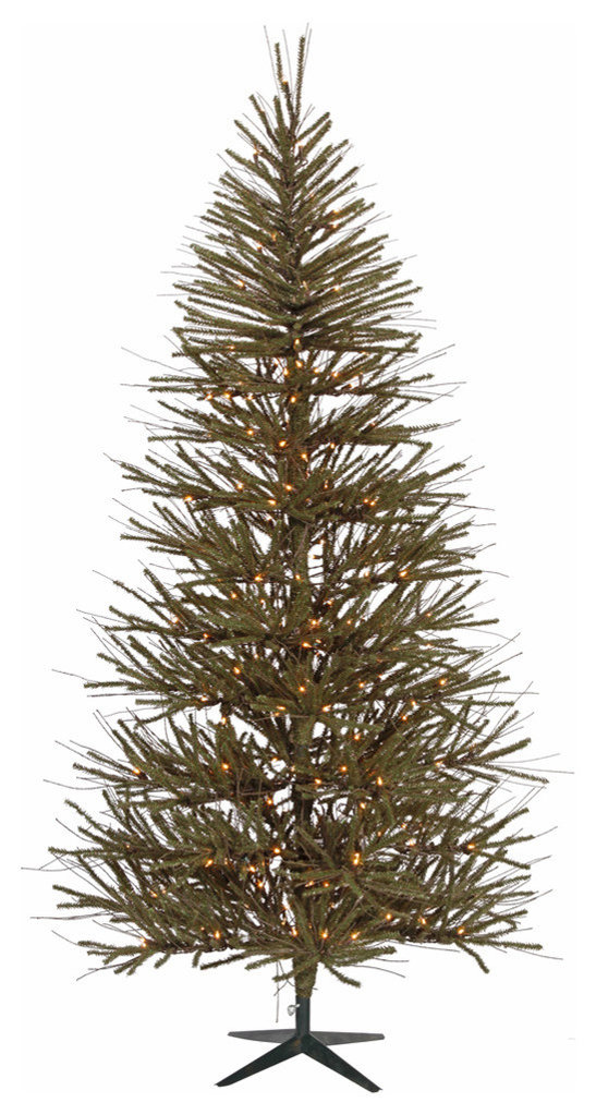 Vickerman Vienna Twig Tree With Metal Stand, 6' - Traditional ...