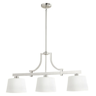 Lancaster 3-Light Isle Island Fixture - Transitional - Kitchen Island ...