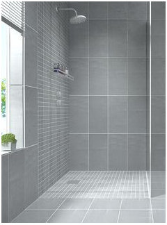 Shower wall tile direction