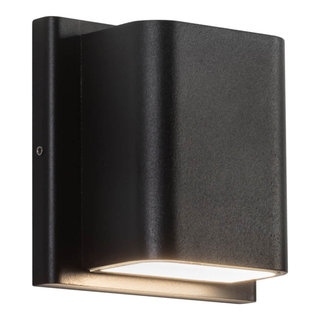 Kuzco Lighting Tolan 5"H CCT LED Outdoor Wall Light, Black - Modern ...