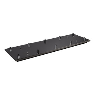 Multi-Port Canopy, Black Chrome, 26.375"Lx8.25"Wx1", 26.375"Lx8.25"Wx1 ...