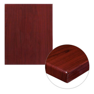 24"x30" High, Gloss Resin Table Top With 2" Thick Drop, Lip ...