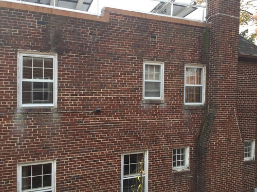 Water damage via exterior brick wall? | Houzz Forum