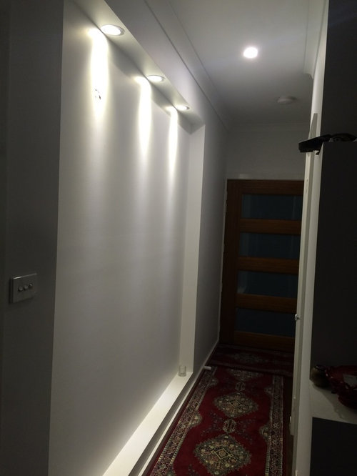 Wall recess in hallway — what to put? | Houzz AU