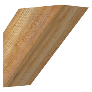 3 1/2"Wx6"Dx10"H Balboa Smooth Brace, Western Red Cedar, 12"Dx12"H ...