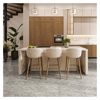 Midas Porcelain Grey Tiles - Gloss, Rectified - Kitchen - Other - by ...