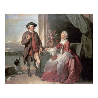 "Mr. Robert Grafton" Digital Paper Print by Benjamin West, 18"x15", 24 ...