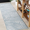 Maribo High-Low Abstract Groovy Striped Indoor/Outdoor Rug, 2 X 8 ...