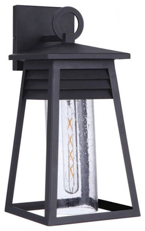 Craftmade Becca 1 Light Medium Outdoor Lantern, Textured Matte Black ...