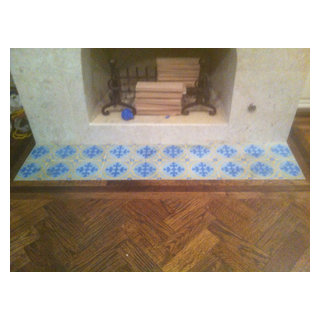 Fireplace facelift - Traditional - Dallas - by Bill Yarborough Tile ...