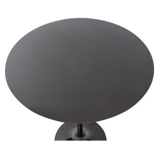 Elegant Armstrong Black Bar Height Table - Midcentury - Indoor Pub And ...