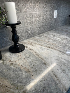 Backsplash ideas for kitchen with River Blue/Fantasy Blue countertops?