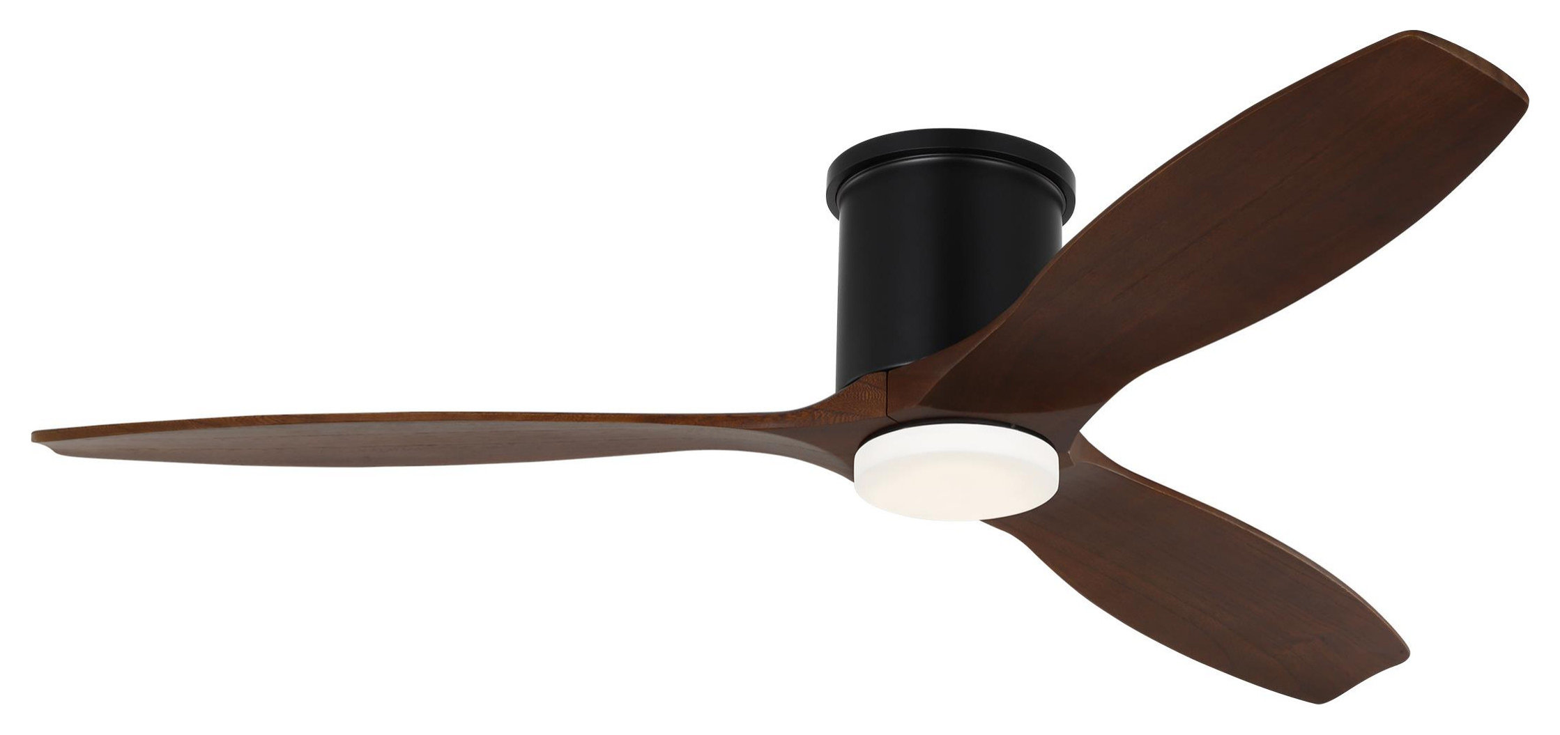 Collins 52" LED Ceiling Fan Midnight Black - Transitional - Ceiling ...