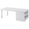 ACME Harta Coffee Table in White High Gloss & Chrome - Contemporary - Coffee Tables - by ...