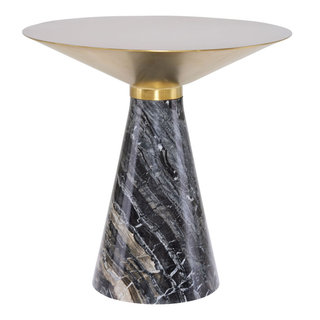 Nuevo Furniture Iris Side Table, Black Base - Contemporary - Side Tables And End Tables - by ...