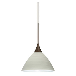 Domi 1 Light Pendant Lighting, Bronze - Modern - Pendant Lighting - by ...