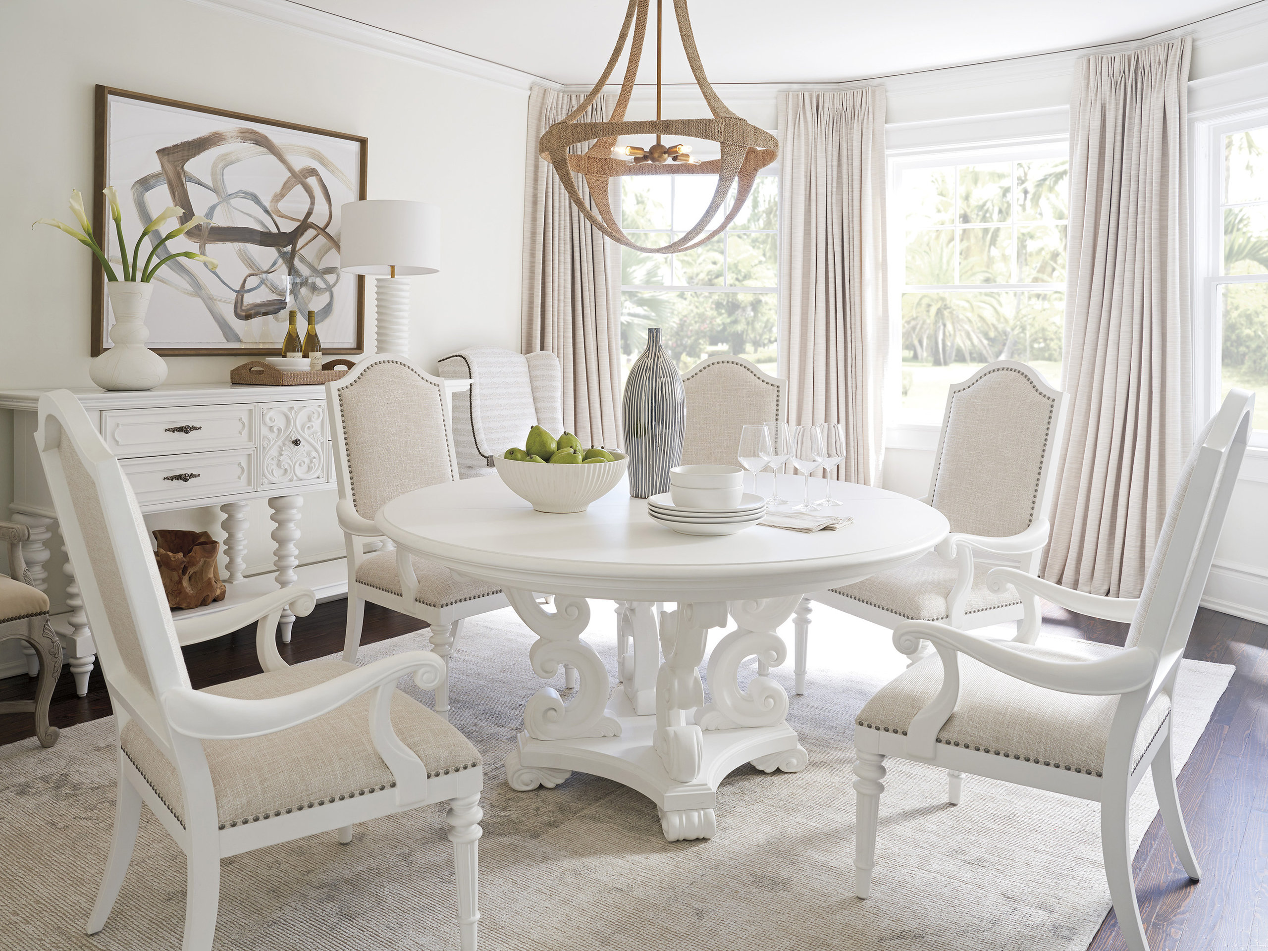 Modena Round Dining Table - Traditional - Dining Tables - by Lexington ...