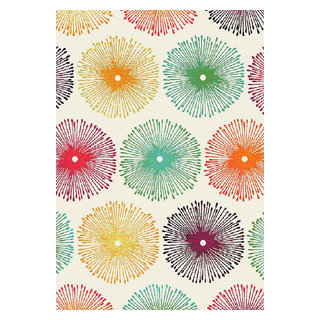 Dynamic Rugs Infinity 35799 Rug, Cream/Multi, 7'10" x 11'2 ...