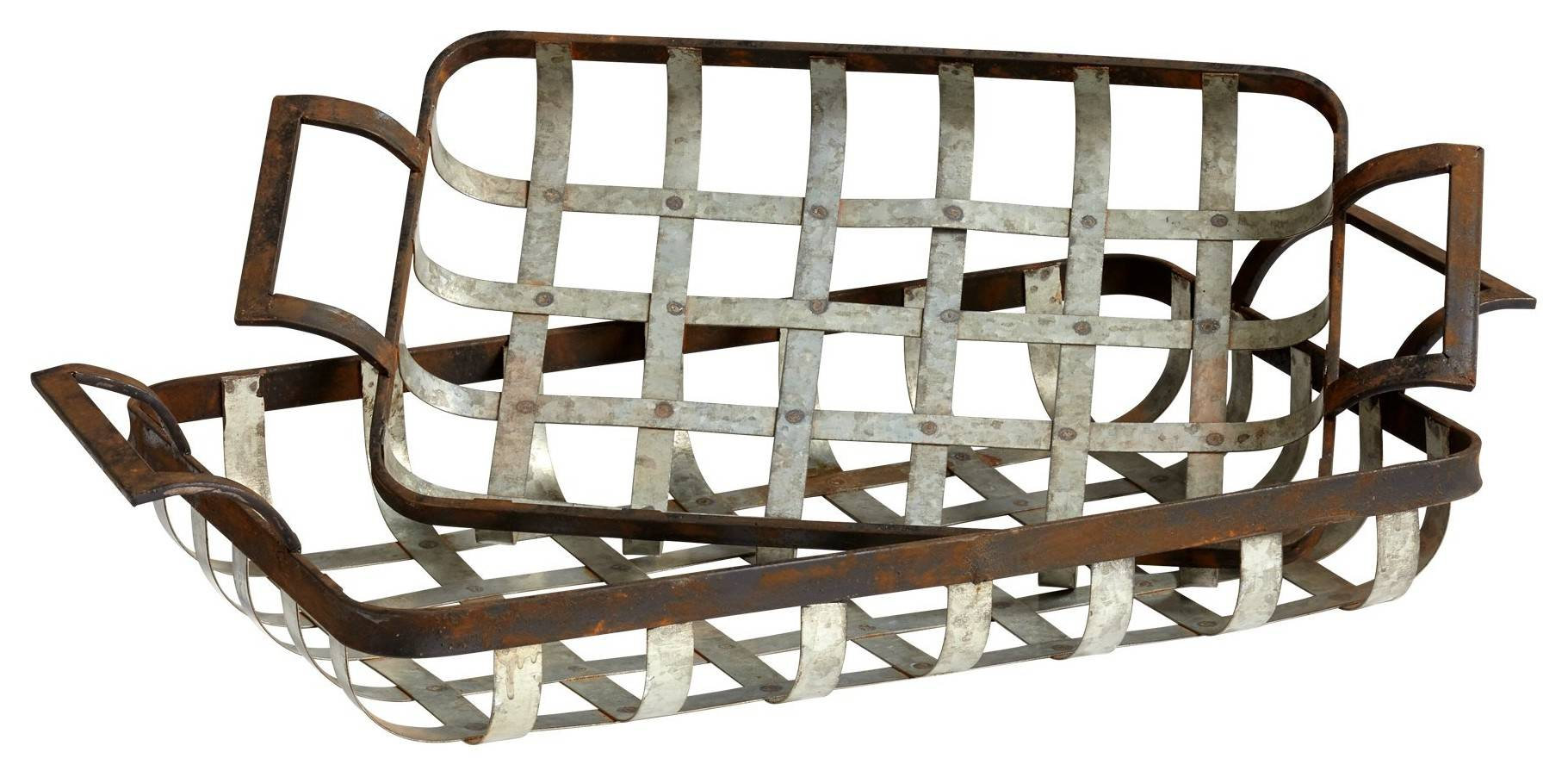 Cyan Waffle Trays - Rustic Ash - Industrial - Serving Trays - by Better ...