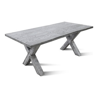 BAUM-GR Solid Wood Dining Table - Farmhouse - Dining Tables - by Maxima ...