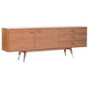 Sienna Sideboard Walnut Large - Contemporary - Buffets And Sideboards ...