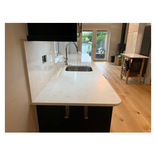 Mirostone Solid Surface Worktops and Splashbacks - Traditional - Devon - by Paul Carpenter ...