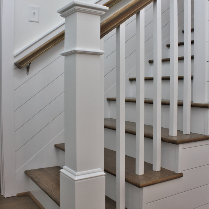 75 Beautiful Staircase with Tongue and Groove Walls Ideas and Designs ...
