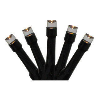 LED Battery Operated 8-Function Christmas Lights Black Wire, Set of 368 ...