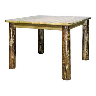 Glacier Country Collection Square 4 Post Dining Table - Contemporary ...