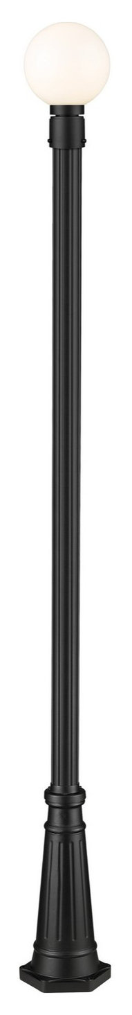 Laurent 1-Light Outdoor Post Mount, Black - Traditional - Post Lights ...