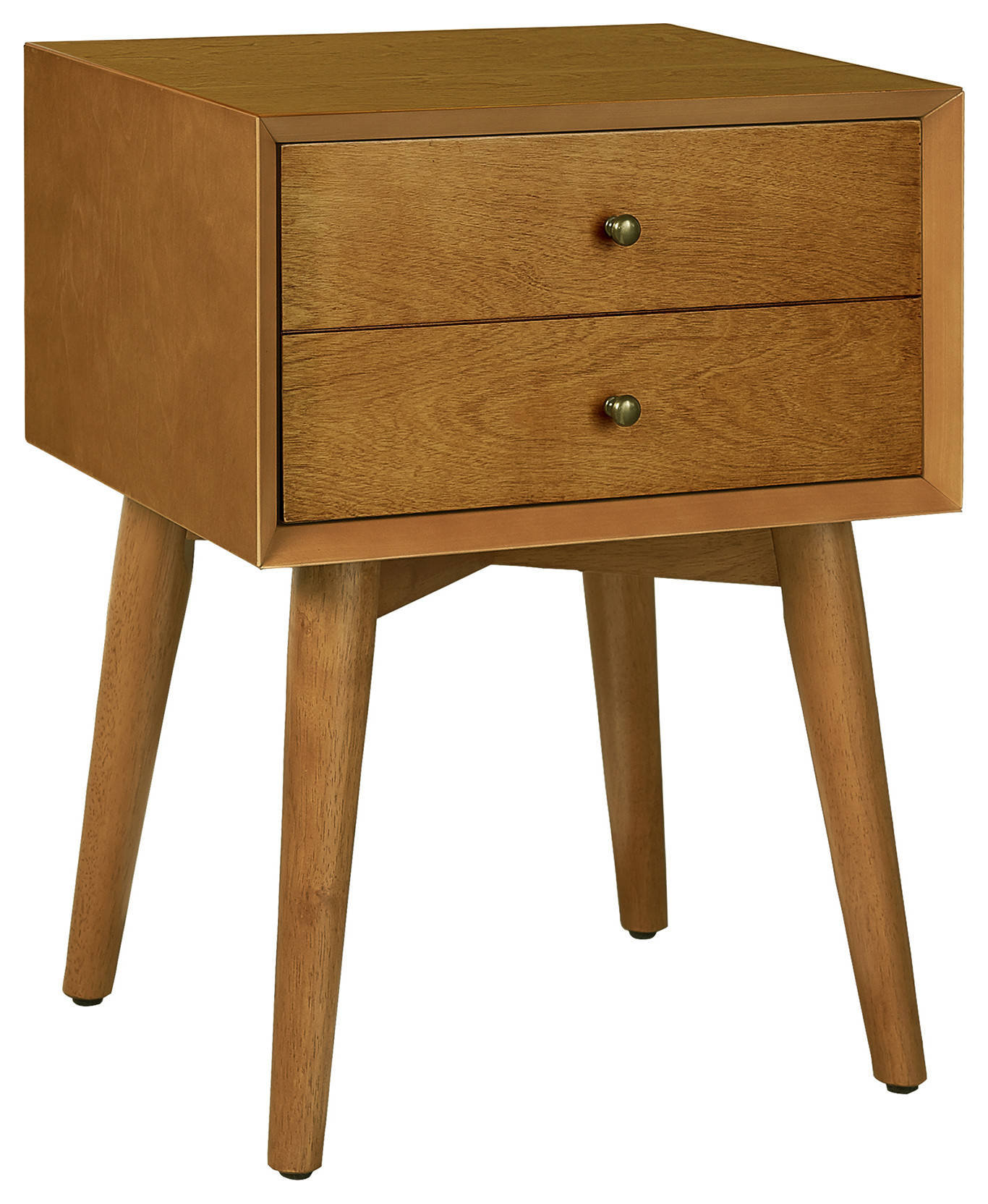 Landon Night Stand, Acorn - Midcentury - Nightstands And Bedside Tables ...