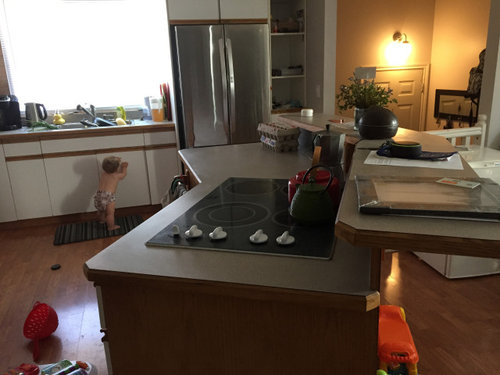 Difficult kitchen layout