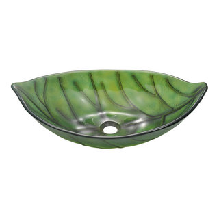 P906 Colored Glass Vessel Sink - Contemporary - Bathroom Sinks - by ...