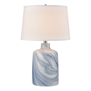 Stein World Clear Sky Table Lamp, Blue/White - Transitional - Table ...