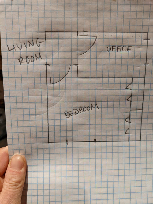 Two rooms out of one 16x18 addition