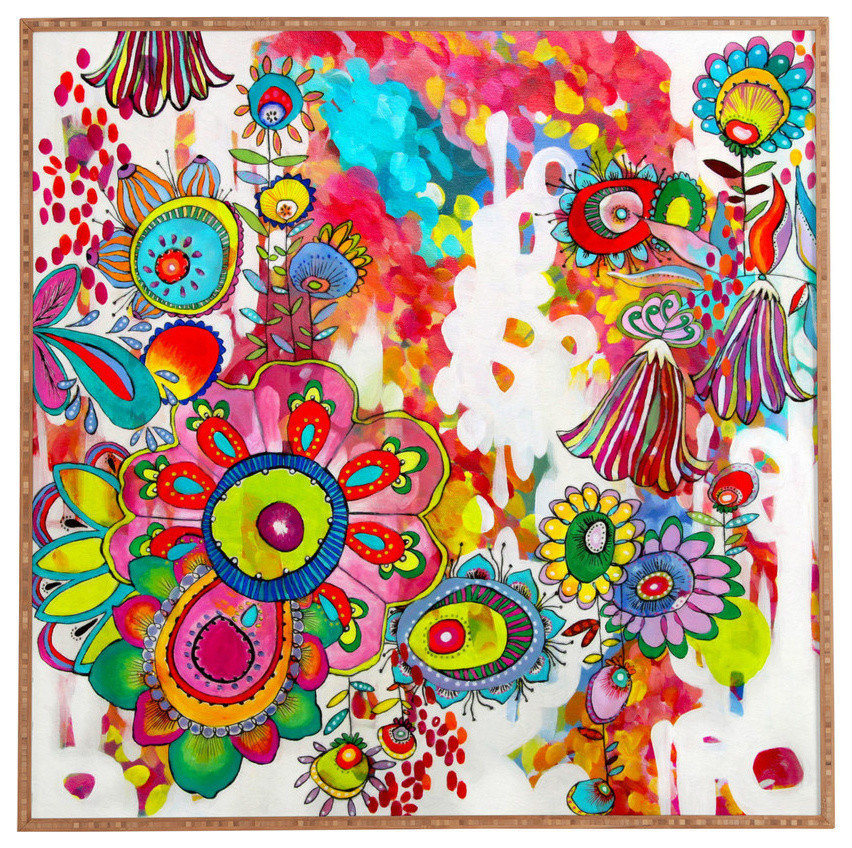 Deny Designs Stephanie Corfee Miss Penelope Framed Wall Art, Large ...