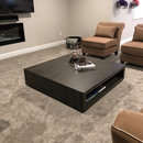 Palliser Furniture, Muse Cocktail Table With Casters, Square - Rustic ...