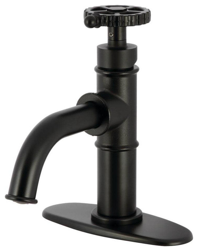 Kingston Brass KSD282.CG Fuller 1.2 GPM 1 Hole Bathroom Faucet ...