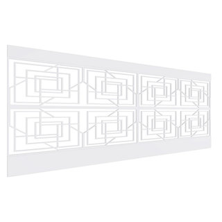 32"Hx94 1/2"W Norwood PVC Wainscot Paneling Kit, 36"H - Wall Panels ...