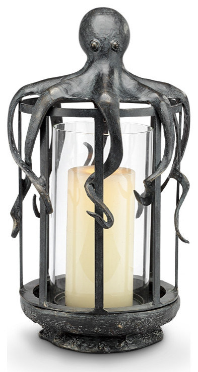 SPI Octopus Lantern, 20 inches - Beach Style - Candleholders - by SPI ...