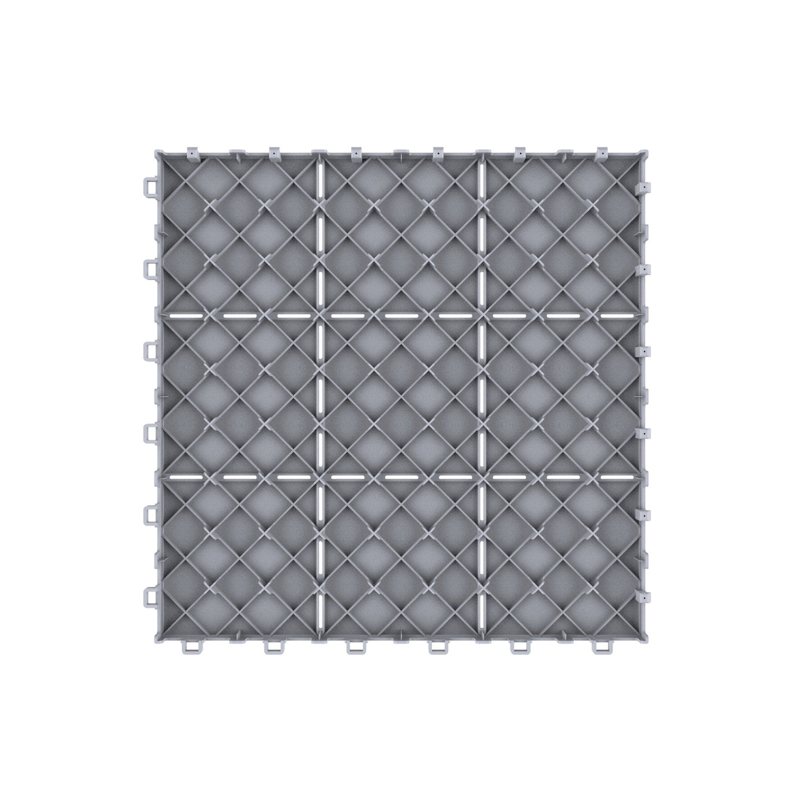 30-Pack Polypropylene Interlocking Patio Tiles Weather-Resistant ...